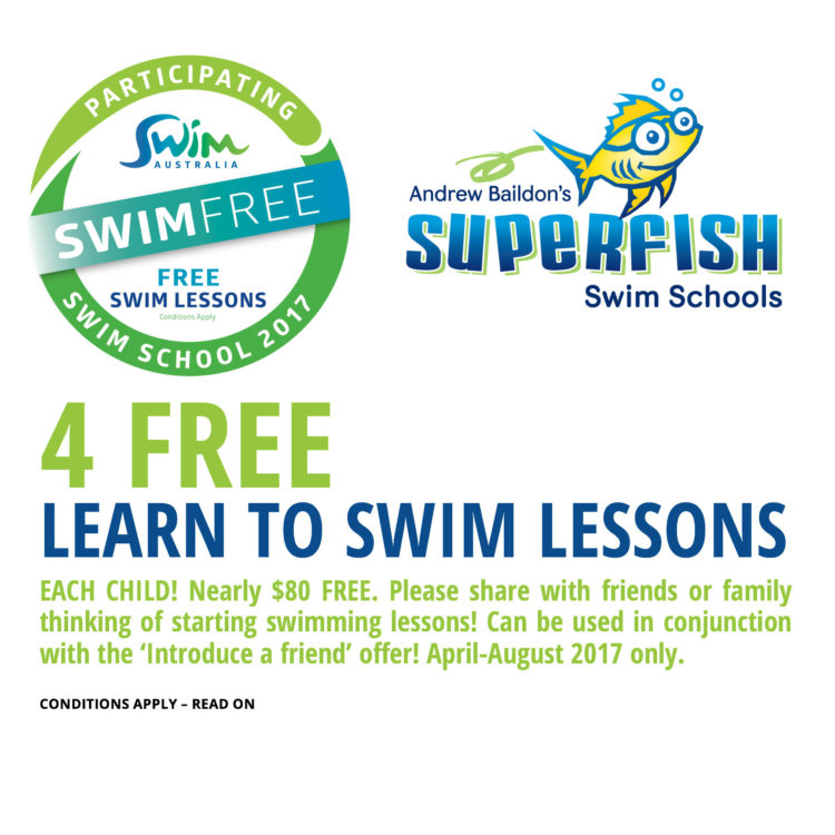 Superfish & Swim Australia 4 Free Lessons Offer - Superfish Swim Schools